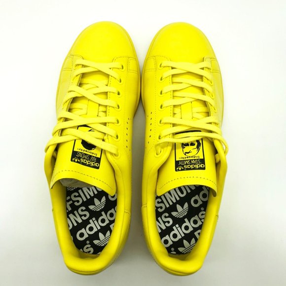 adidas | Shoes | Adidas Stan Smith X Raf Simon Men Yellow Leather Low ...
